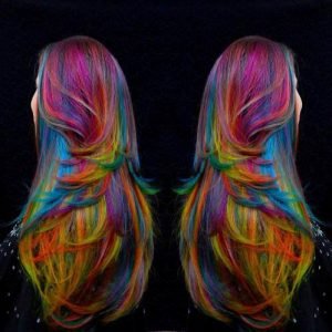 20 Gorgeous Rainbow Hairstyles